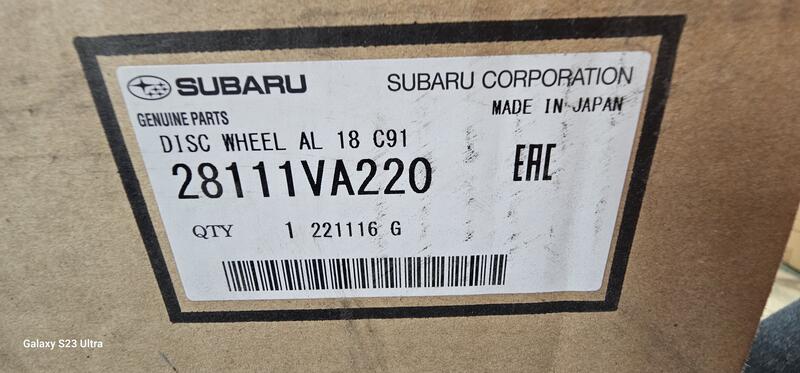 全新 速霸陸 subaru levorg 原廠 鋁圈 輪框 | 露天市集 | 全台最大的網路購物市集