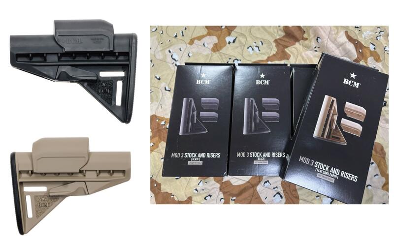 美國原廠BCM Stock Mod 3 With Stock Risers 新款後托(含2個托腮塊)-全新真品-現貨 | 露天市集 | 全台最 ...