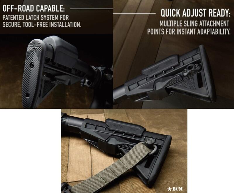 美國原廠BCM Stock Mod 3 With Stock Risers 新款後托(含2個托腮塊)-全新真品-現貨 | 露天市集 | 全台最 ...