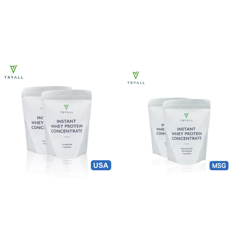 現貨免等 台灣 Tryall 無添加濃縮乳清蛋白MSG/GLC(1kg/袋) 原味 乳清 | 露天市集 | 全台最大的網路購物市集