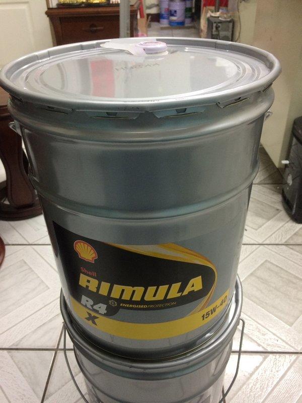 【殼牌Shell】Rimula R4X-15W40、重車柴油引擎機油、20公升/桶裝【CI4-四期/引擎用】日本原裝進口 | 露天市集 | 全 ...
