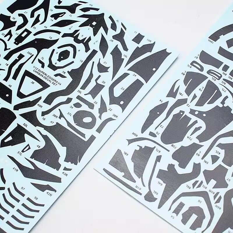 MIX HOBBY MX02-012 1/12 Ducati V4 Full carbon decal | 露天市集 | 全台最大的網路購物市集