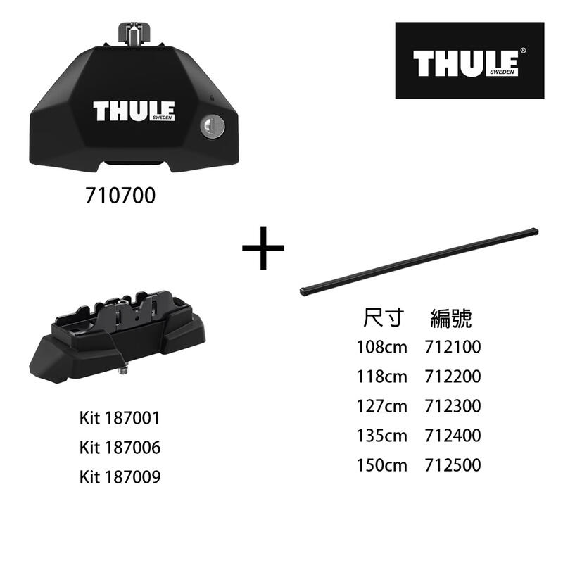 [優佾]Thule Evo Fixpoint 固定點車頂架套組 忠欣公司貨 附發票 | 露天市集 | 全台最大的網路購物市集