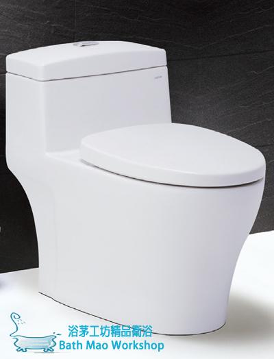 浴茅工坊 凱撒CF1356~CF1456單體省水馬桶/噴虹吸式沖水~兩段式省水馬桶大號4.8公升小號3公升~緩降馬桶蓋 | 露天市集 | 全台最大的網路購物市集