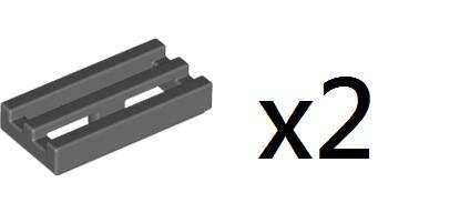 全新LEGO樂高深灰色小柵欄(2個3元)【2412】Tile 1x2 Grille (G9) 4210631 | 露天市集 | 全台最大的網路購物市集