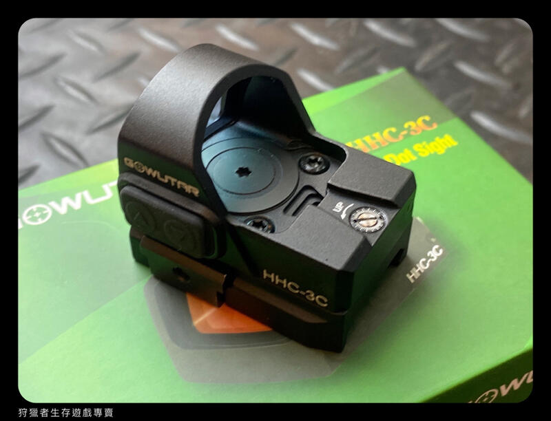 【狩獵者生存專賣】GOWUTAR HHC-3C Shake Awake Micro Reflex RMR孔位開關式內紅點 | 露天市集 | 全 ...