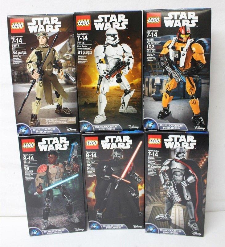 (STH)♛特價63折♛LEGO 樂高 Star Wars 星際大戰-75113+75114~75118 六隻~不單賣 | 露天市集 | 全台 ...