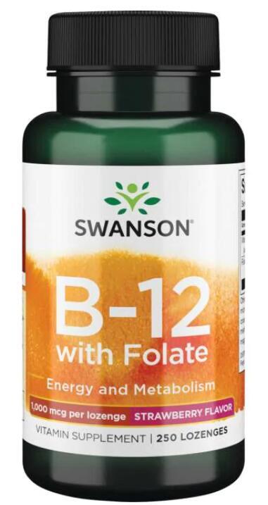 【全館免運】Swanson 維他命 B12 (含葉酸) 口含片 B-12 1000mcg 250顆 | 露天市集 | 全台最大的網路購物市集