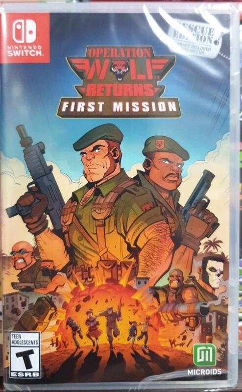 【全新商品】NS Switch遊戲 野狼行動回歸：首戰 中文版 美版封面ESRB 第一人稱射擊遊戲 | 露天市集 | 全台最大的網路購物市集