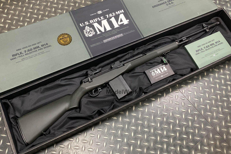 模動工坊 MARUI U.S. M14 7.62 電動槍 OD色 | 露天市集 | 全台最大的網路購物市集