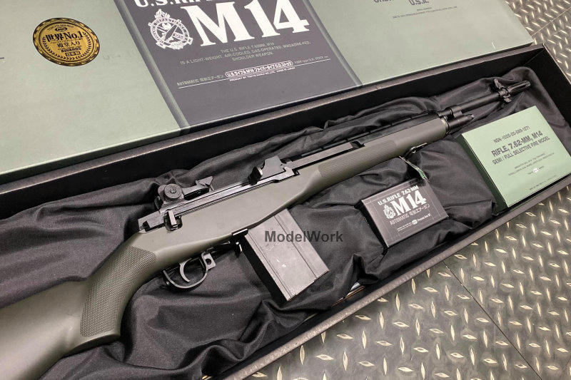 模動工坊 MARUI U.S. M14 7.62 電動槍 OD色 | 露天市集 | 全台最大的網路購物市集