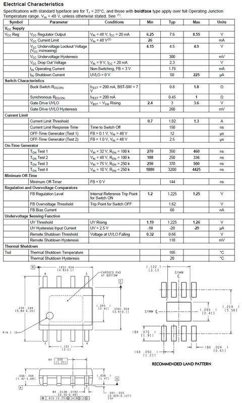[BUCK穩壓IC] TI LM5017MR (SO-8) 7.5~100V 輸出ADJ 0.6A, L5017MR | 露天市集 | 全台最 ...