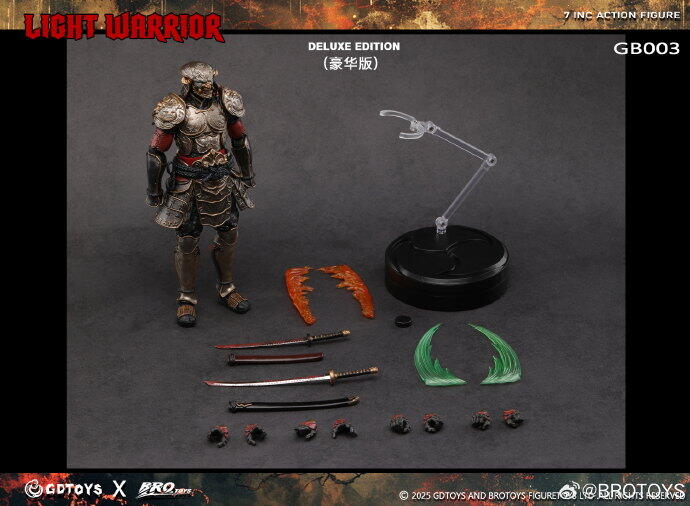 【史派克工廠】結單免運25年Q3 BROTOYS 1/12 鐵拳光武士 吉光 可動人偶 標準版豪華版GB003 0307 | 露天市集 | 全 ...