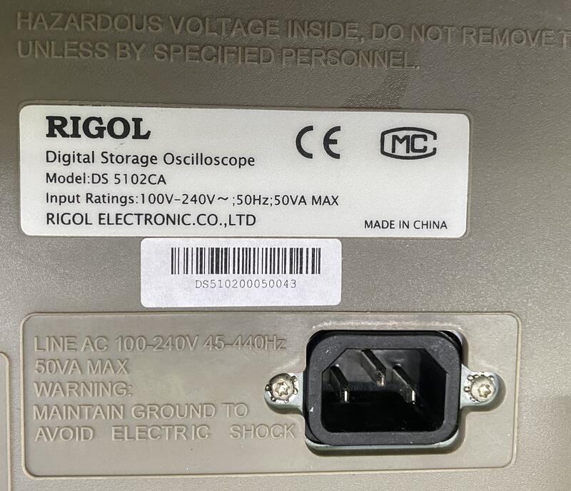 二手RIGOL DS 5102CA 2通道100 MHz彩色示波器(CH1有反應CH2無反應螢幕如圖當銷帳零件品 | 露天市集 | 全台最大的 ...