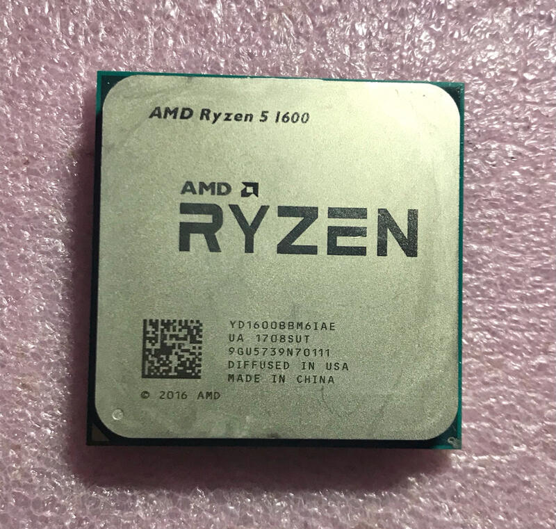 AMD Ryzen R5 1600 AM4 6核心12線程 無內顯 CPU R5-1600 | 露天市集 | 全台最大的網路購物市集