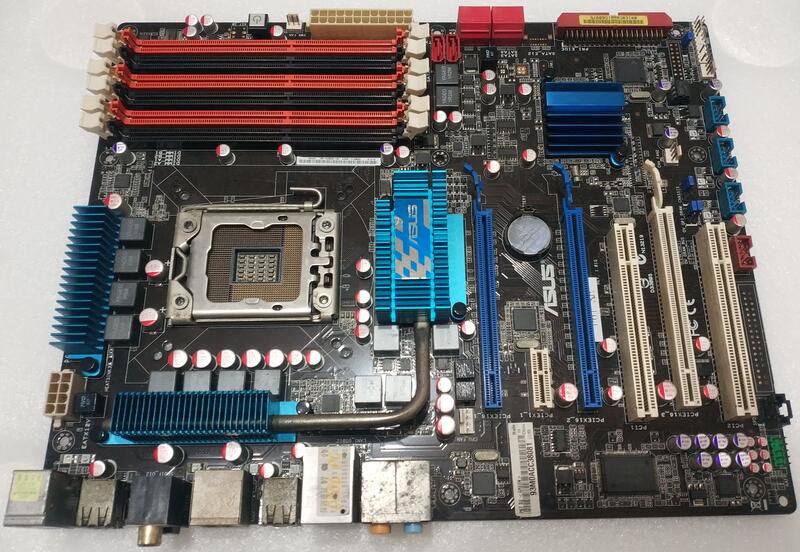華碩ASUS P6T SE (REV.1.01G) 1366腳位 X58 Socket 主機板(請詳閱內容) | 露天市集 | 全台最大的網路購物市集