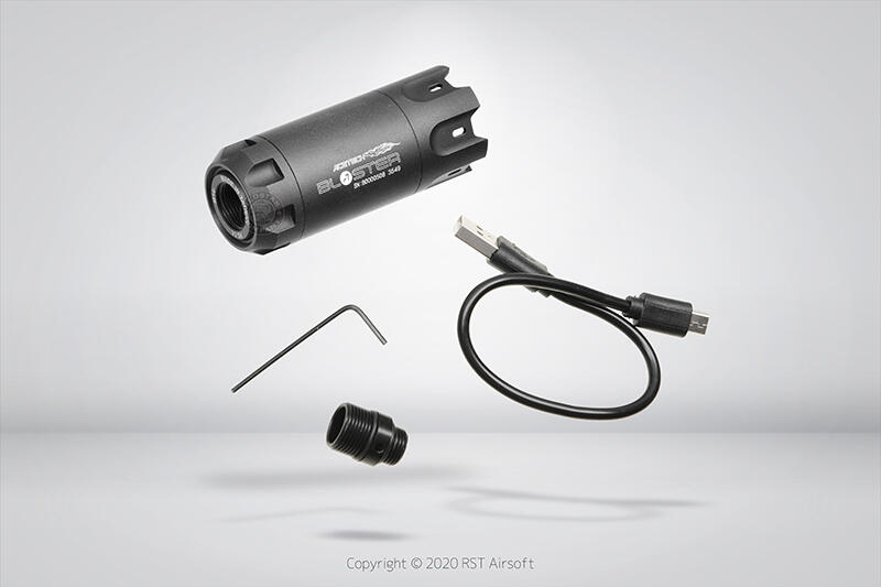 RST 紅星- ACETECH BLASTER 電火神 發光器 噴火豬 火焰閃光 黑 ACE-PAT0600-B-541 | 露天市集 | 全台最大的網路購物市集