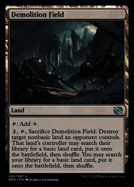 『魔窟』MTG 頹垣廢址 Demolition Field 兄弟之戰 BRO U 260 | 露天市集 | 全台最大的網路購物市集