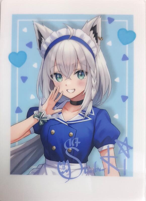 [ALG] 現貨 Hololive Lawson 寫真風卡片 店員裝 白上吹雪 白上フブキ | 露天市集 | 全台最大的網路購物市集