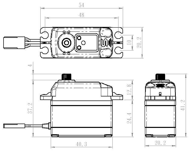 ** RC 小舖 **Savox SC-1267 SG高扭力( 6v/13kg ) 金屬齒數位伺服器~可使用7.4V電壓 | 露天市集 | 全 ...