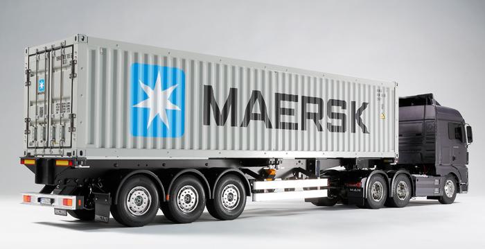 田宮 TAMIYA 1/14 MAERSK 40尺 40-FOOT 貨櫃車拖車頭用貨櫃 56516 | 露天市集 | 全台最大的網路購物市集