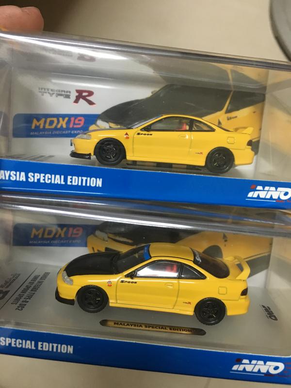 Inno64 Honda DC2 黃黑 spoon 無限 本田魂 喜美 1:64lntegra 馬來西亞限定Type-R | 露天市集 | 全 ...