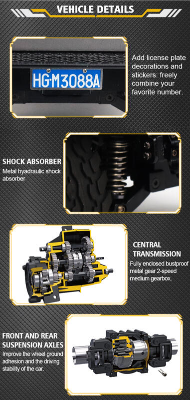 港都RC 恆冠 恒冠 1/10 Hummer H1 民用版 悍馬車 皮卡 金屬像真遙控車(HG-P415A 高配版) | 露天市集 | 全台最 ...