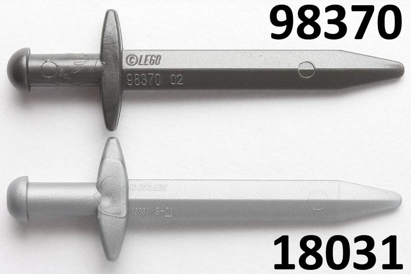 【樂高大補帖】LEGO 樂高 珍珠金色 長劍【6093535/18031/76108/71245/41196】MW-8 | 露天市集 | 全台 ...