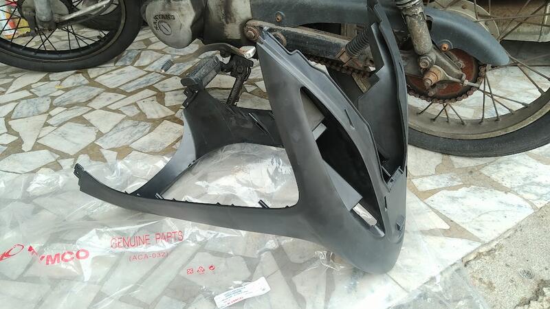 KYMCO 公司貨，64302-LAB4 前護條：新得意 EASY-4U100 下導流前導流板前圍擋泥蓋護片下邊軌全車殼 | 露天市集 | 全 ...