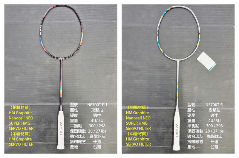 (台同運動活力館) YONEX NANOFLARE 700 TOUR 羽球拍【攻擊拍】【台灣製】NF700T NF700 | 露天市集 | 全 ...