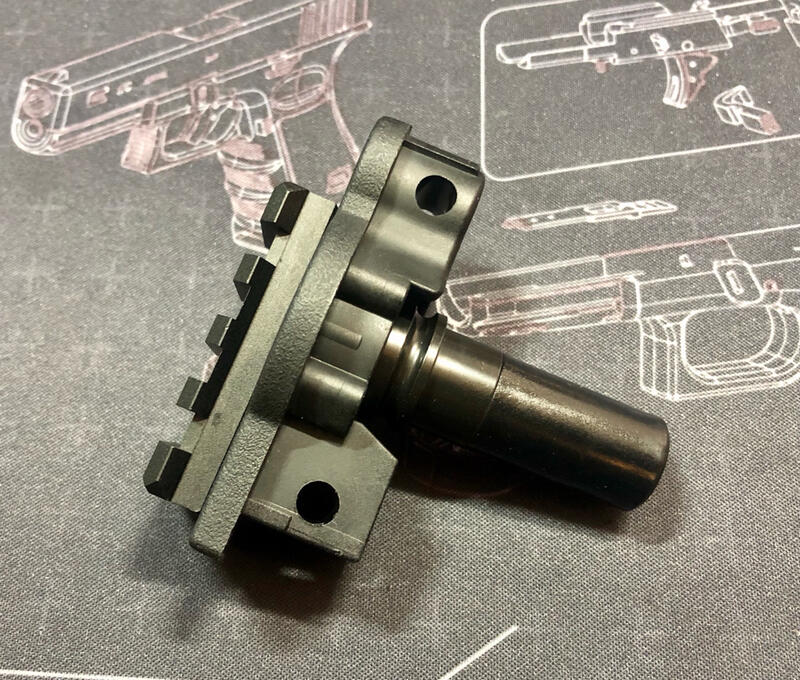 WE規格MP5K / PDW 專用槍托轉接STD1913寬軌魚骨軌道底蓋總成/轉接器-STK-015 | 露天市集 | 全台最大的網路購物市集