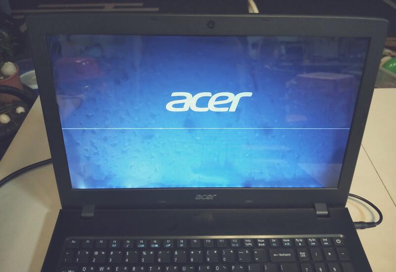 (N50)零件機~Acer Aspire E5-523G-986M N16Q3 筆電~螢幕水痕一條水平線/變壓器自備~ | 露天市集 | 全台 ...