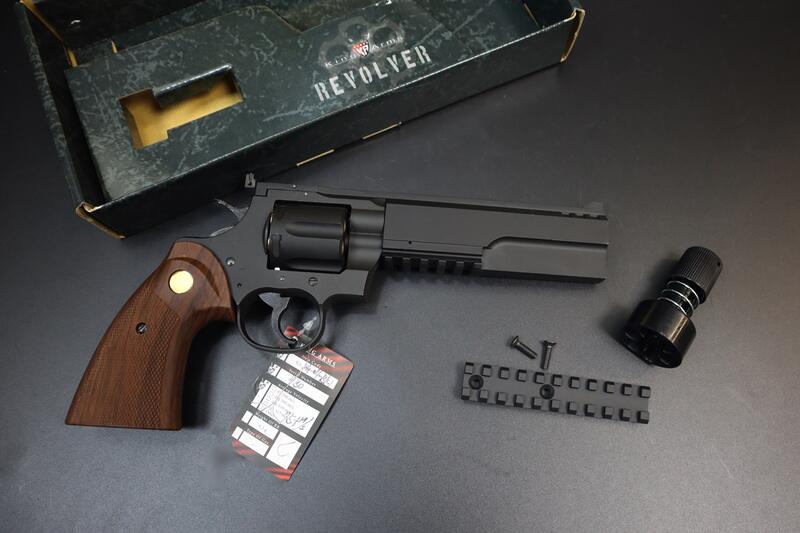 【翔準AOG】King Arms Python 357 Evil瓦斯6吋戰術左輪手槍 黑色KA-PG-04全金屬戰術版 | 露天市集 | 全台最大的網路購物市集