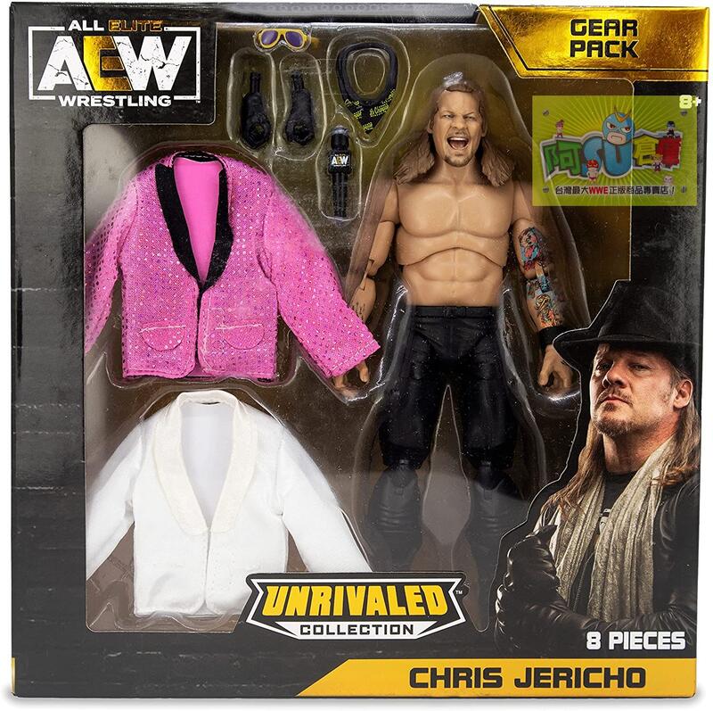 ☆阿Su倉庫☆WWE AEW Chris Jericho Unrivaled Gear Pack Y2J全精英摔角人偶 | 露天市集 | 全台 ...