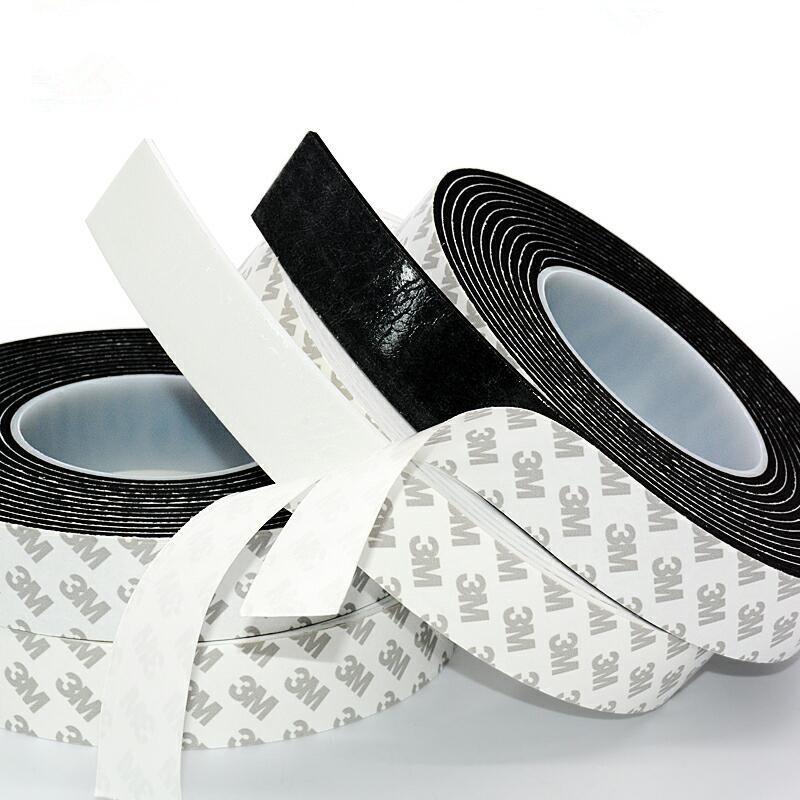 3M EVA黑色白色強力雙面海綿膠帶泡沫泡棉膠帶防撞密封膠條 1 2 3mm厚 | 露天市集 | 全台最大的網路購物市集