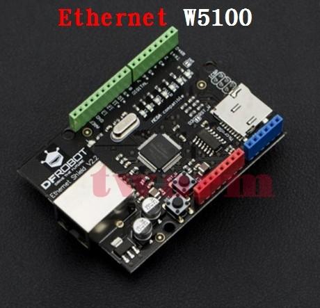 德源科技 含稅 DFRduino Ethernet W5100(Arduino兼容) 支持MEGA2560/UNO板 | 露天市集 | 全台最大的網路購物市集