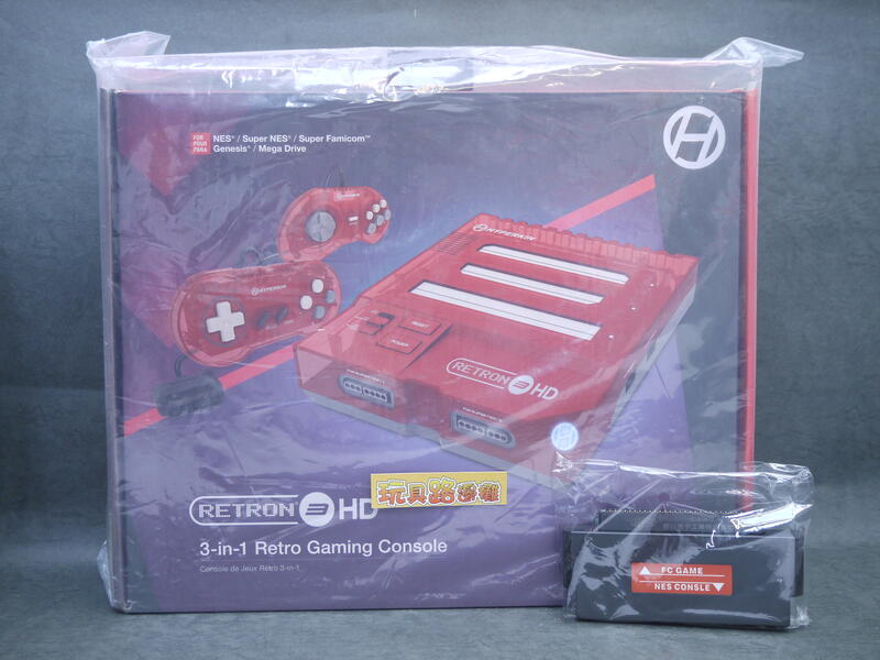 {玩具路邊攤} 美版 Hyperkin RetroN 3 HD 3合一 NES SFC MD 主機 + FC轉接卡 | 露天市集 | 全台最大 ...