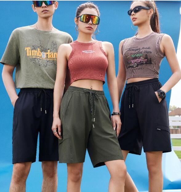 lienSHOP【新款冰涼】科技纖維速乾男女工裝冰涼褲五分褲 涼爽休閒短褲8345 | 露天市集 | 全台最大的網路購物市集