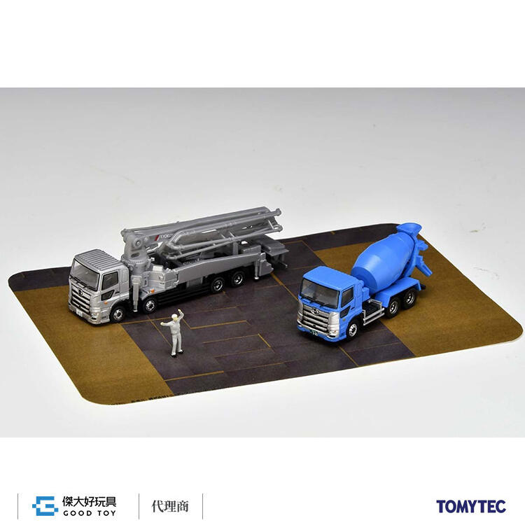 TOMYTEC 327646 卡車系列 混凝土泵送車+攪拌車 B | 露天市集 | 全台最大的網路購物市集