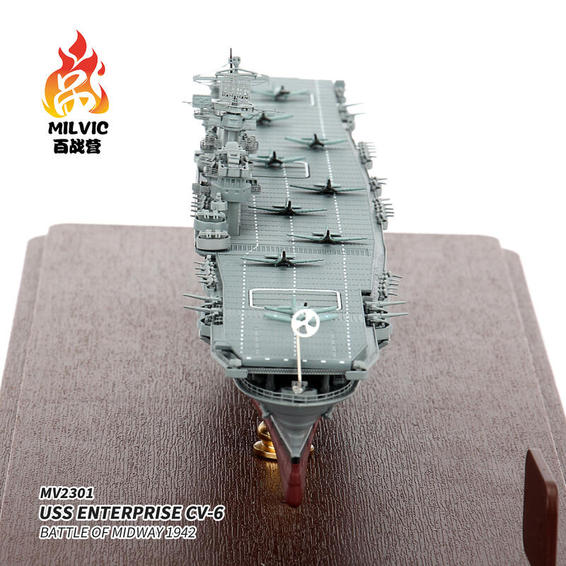 現貨！MILVIC 1/700 CV-6 企業號航空母艦 完成品 （MV2301) | 露天市集 | 全台最大的網路購物市集