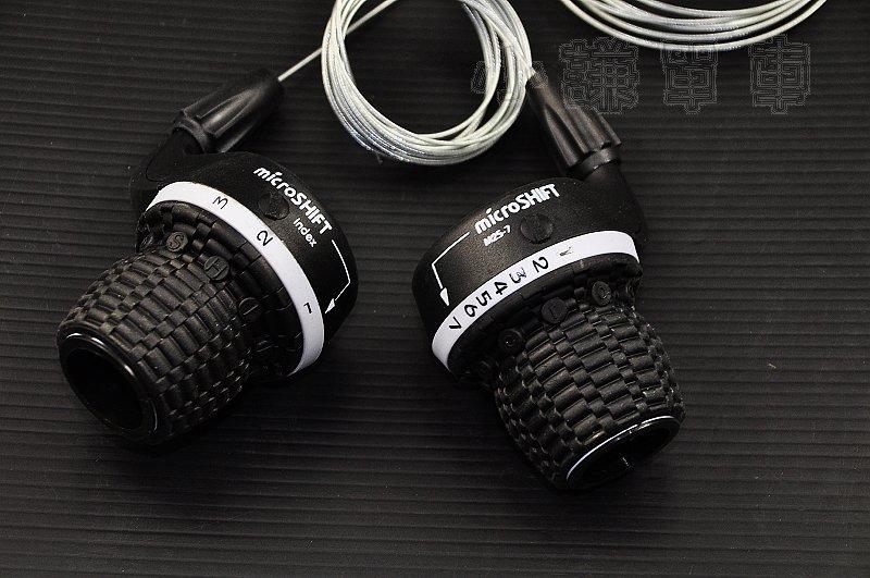 【小謙單車】全新微轉 MicroSHIFT M25-7 21速 3x7速 轉把 | 露天市集 | 全台最大的網路購物市集
