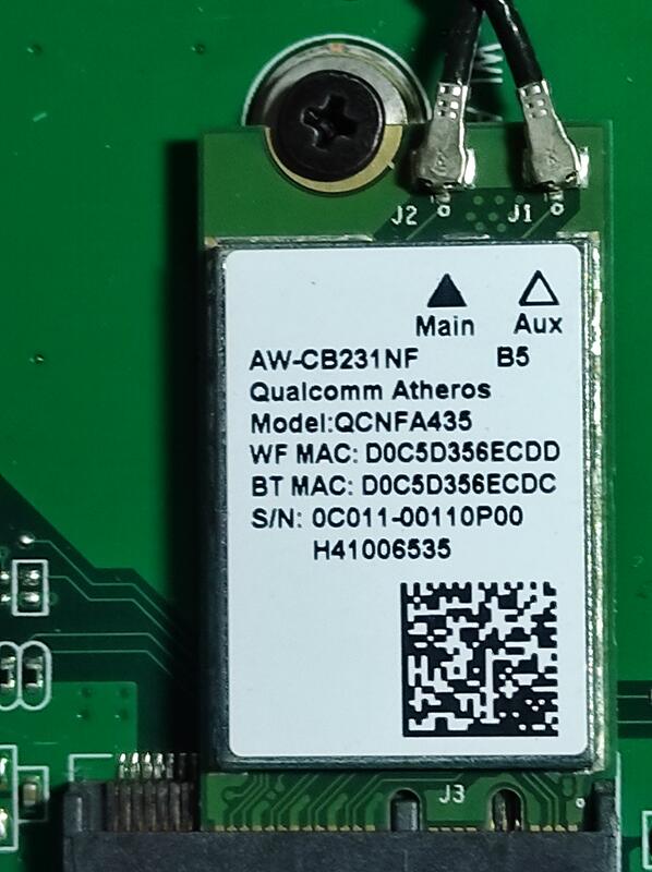Asus M2 WIFI ADAPTER_BD/ PCIE TO M.2 WIFI CARD 無線網卡/藍芽 良品 | 露天市集 | 全台最大 ...