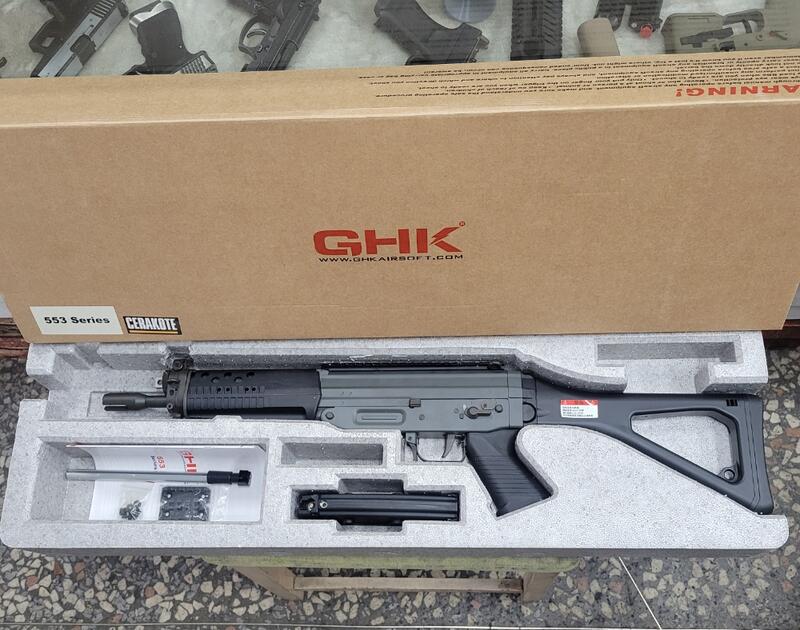 GHK SIG 553 GBB (Cerakote) 黑灰色 | 露天市集 | 全台最大的網路購物市集