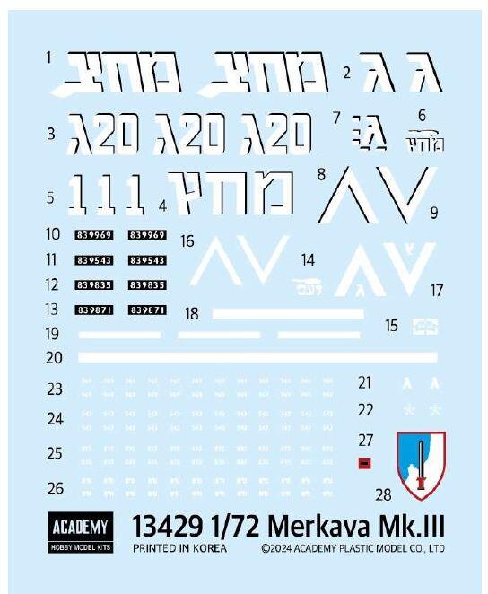 現貨 1/72 ACADEMY 1/72 以色列陸軍 Merkava Mk.III 13429 | 露天市集 | 全台最大的網路購物市集