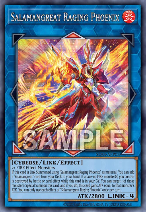 遊戲王 SDSS-AEP02 Salamangreat Raging Phoenix 轉生炎獸狂怒鳳凰 (半鑽)(亞英) | 露天市集 | 全 ...