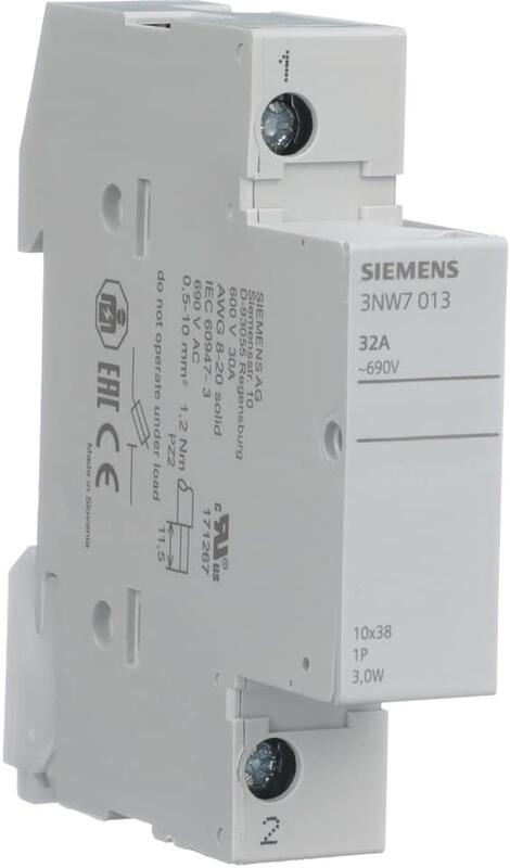 改善聲音的根源-德國 西門子Siemens 3NW7 013 配電盤熔絲座 (取代無熔絲）10*38mm | 露天市集 | 全台最大的網路購物市集