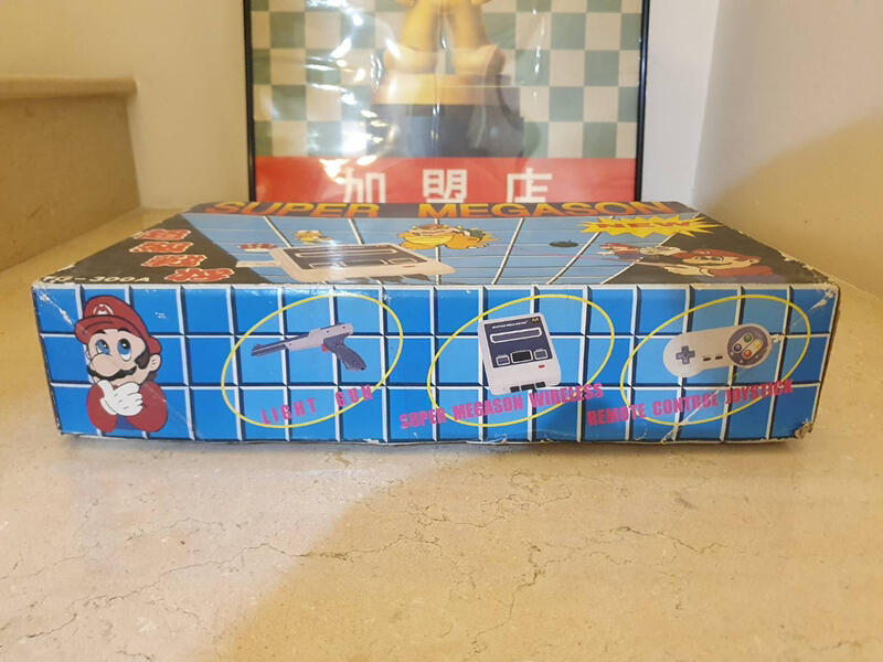 早期台灣版 SUPER MEGASON 超級戰將 超任造型任天堂主機 全新未使用 稀有品 | 露天市集 | 全台最大的網路購物市集