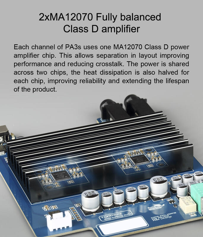 "音樂達人"蓄勢博發 拓品 TOPPING PA3s TRS平衡+RCA+德國英飛凌晶片 搭 D10B E50 E30 | 露天市集 | 全台 ...