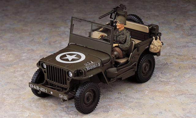 HASEGAWA 長谷川模型 MV1 美國陸軍 Jeep Willys MB 吉普車 威利斯 MB 1/24 | 露天市集 | 全台最大的網路購物市集