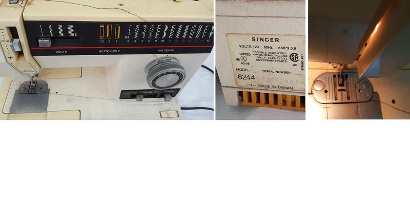 二手復古台灣製SINGER 6244縫紉機(初步測試可以運轉歡迎自取測試） | 露天市集 | 全台最大的網路購物市集